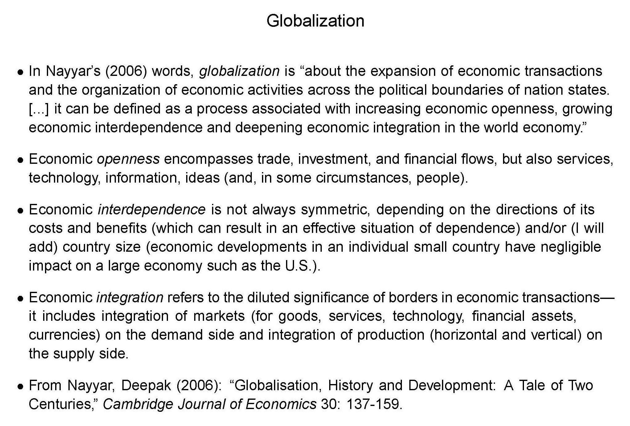 Globalization Examples