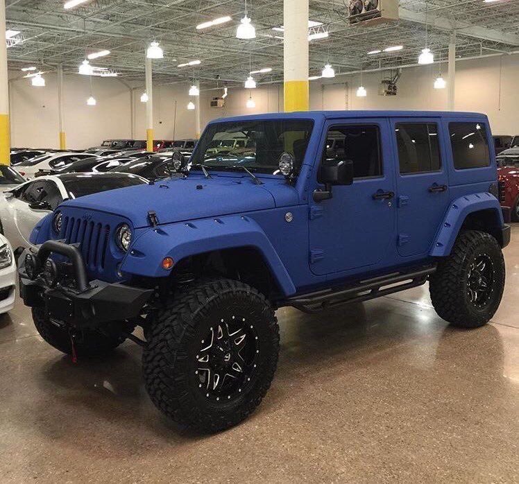 Jeep Wrangler Matte Blue