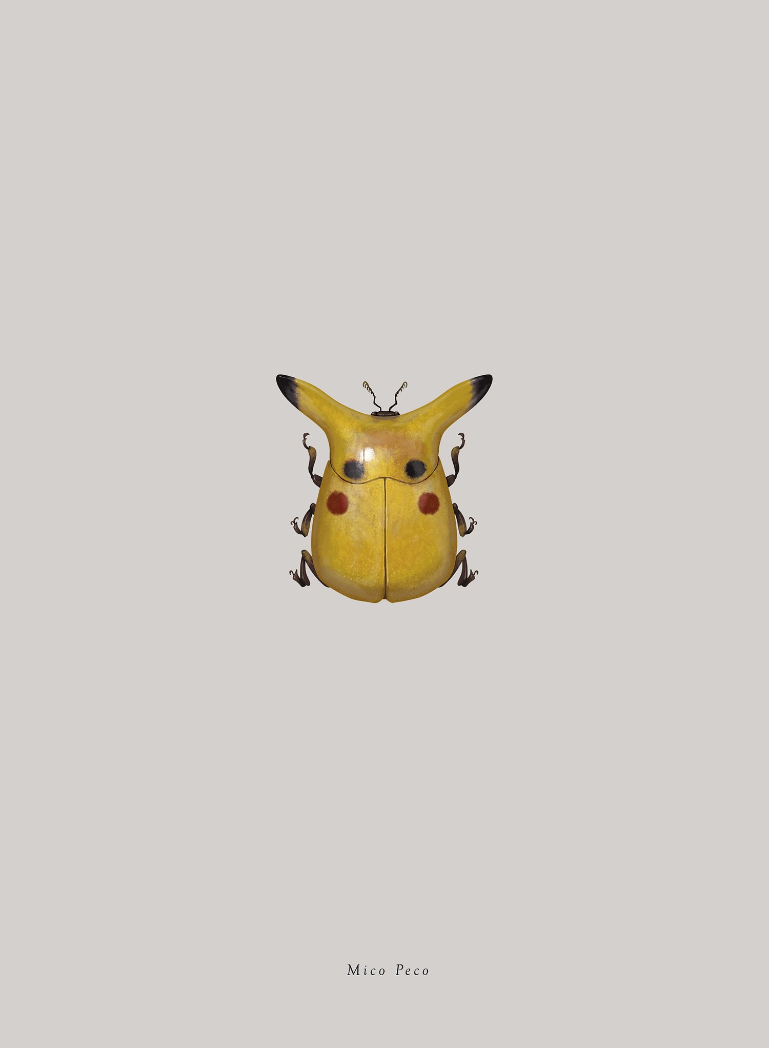 Pikachu Mustache Wallpaper
