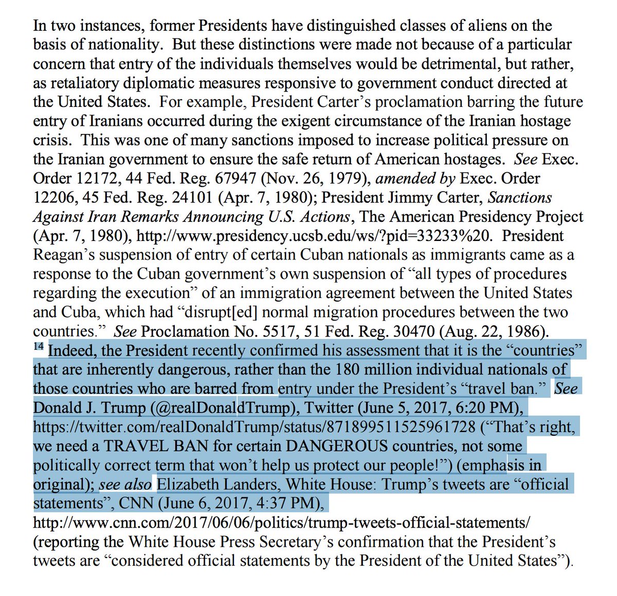 Emphasis in original : r/law