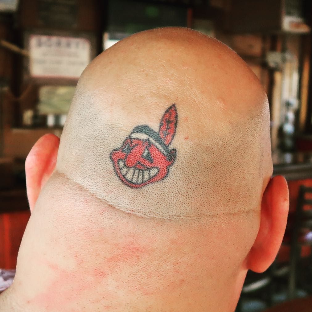 Chief Wahoo Tattoo