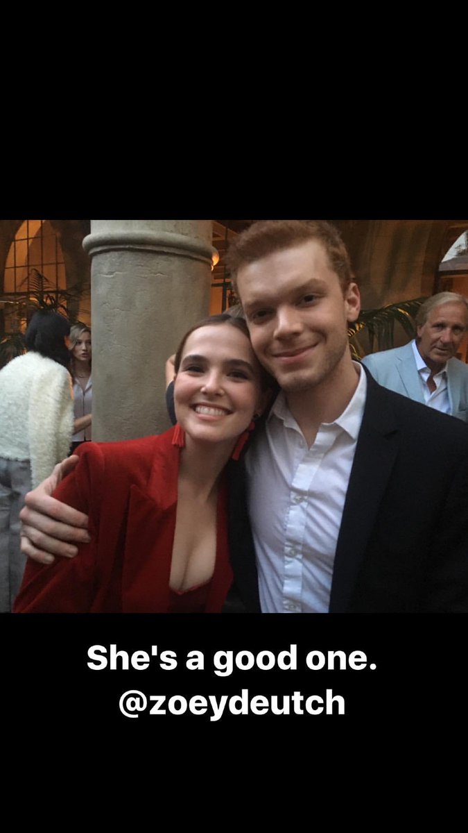 Cameron Monaghan And Zoey Deutch