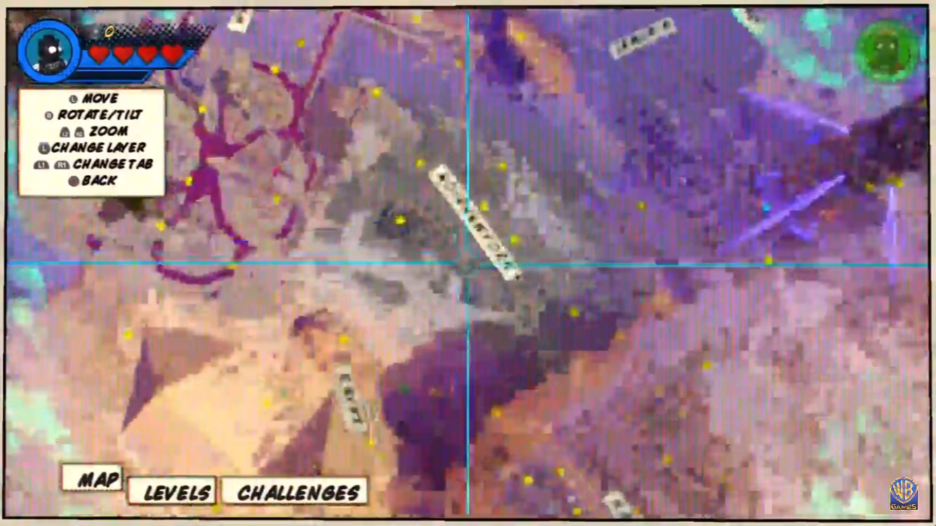 Lego Marvel Superheroes Map