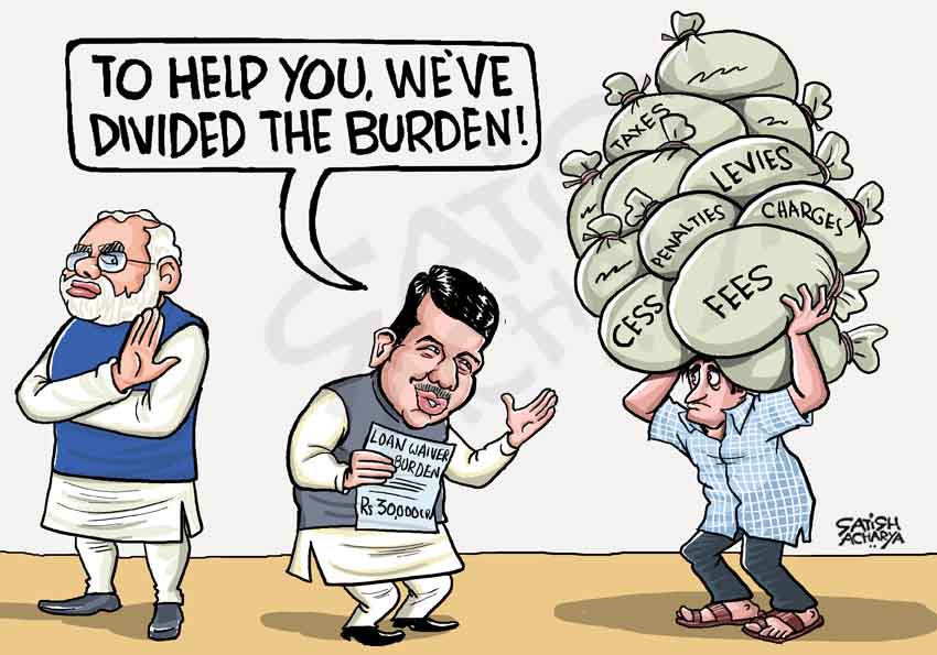 Burden Cartoon