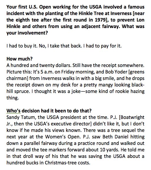 U.S. Open Week: Former USGA chief David Fay on the story behind the ...