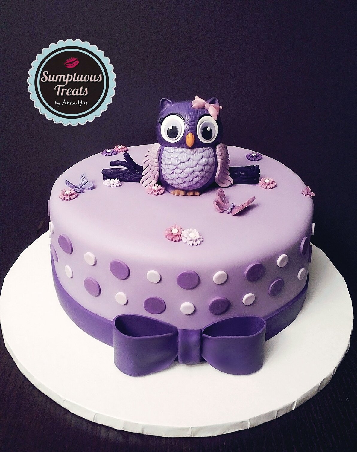 Girl Baby Shower Cakes Owls