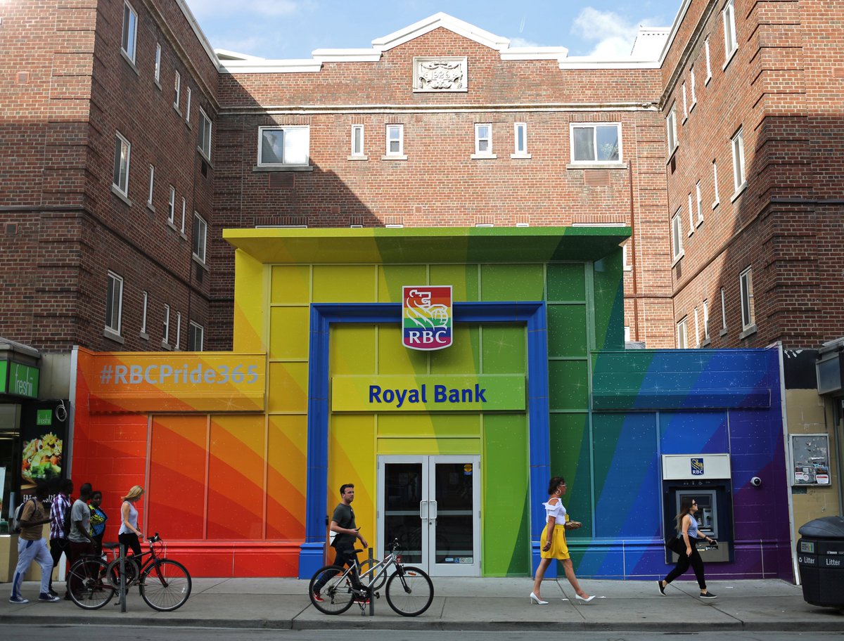 Banks in Canada are going all out for Pride Month. Branches around ...