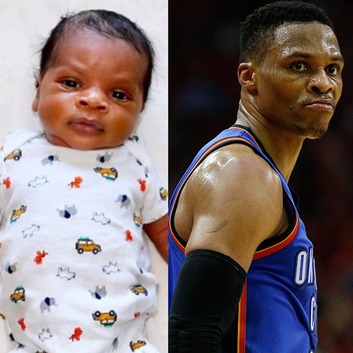 Russell Westbrook Als Baby Russell Westbrook Rocks The Baby Russell