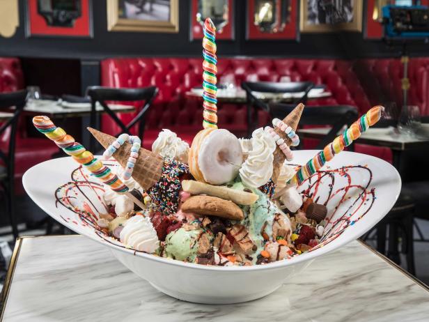 Huge Ice Cream Sundae