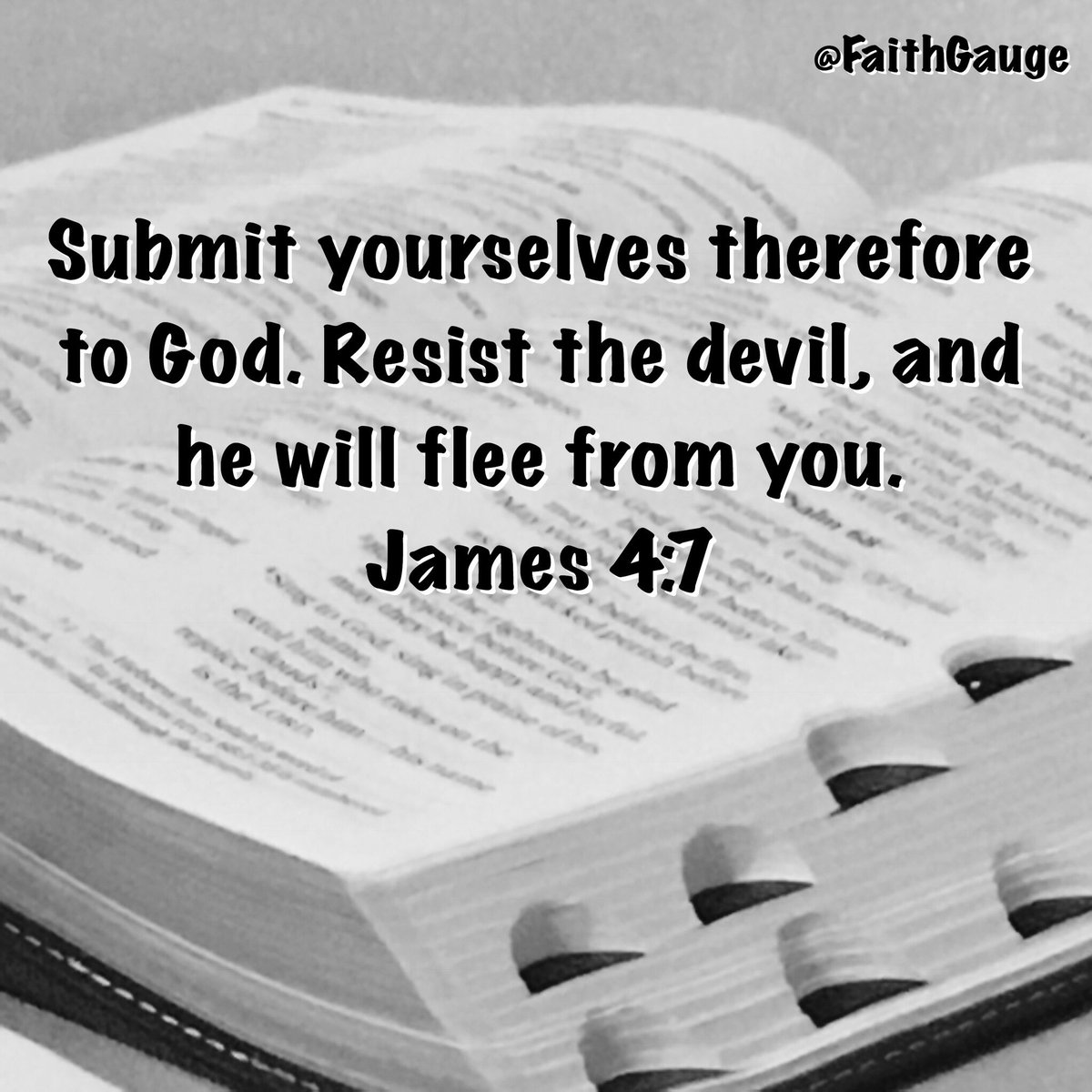 Submit To God Resist The Devil