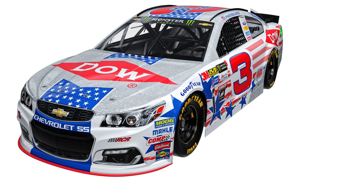 Austin Dillons Dow Salutes car : r/NASCAR