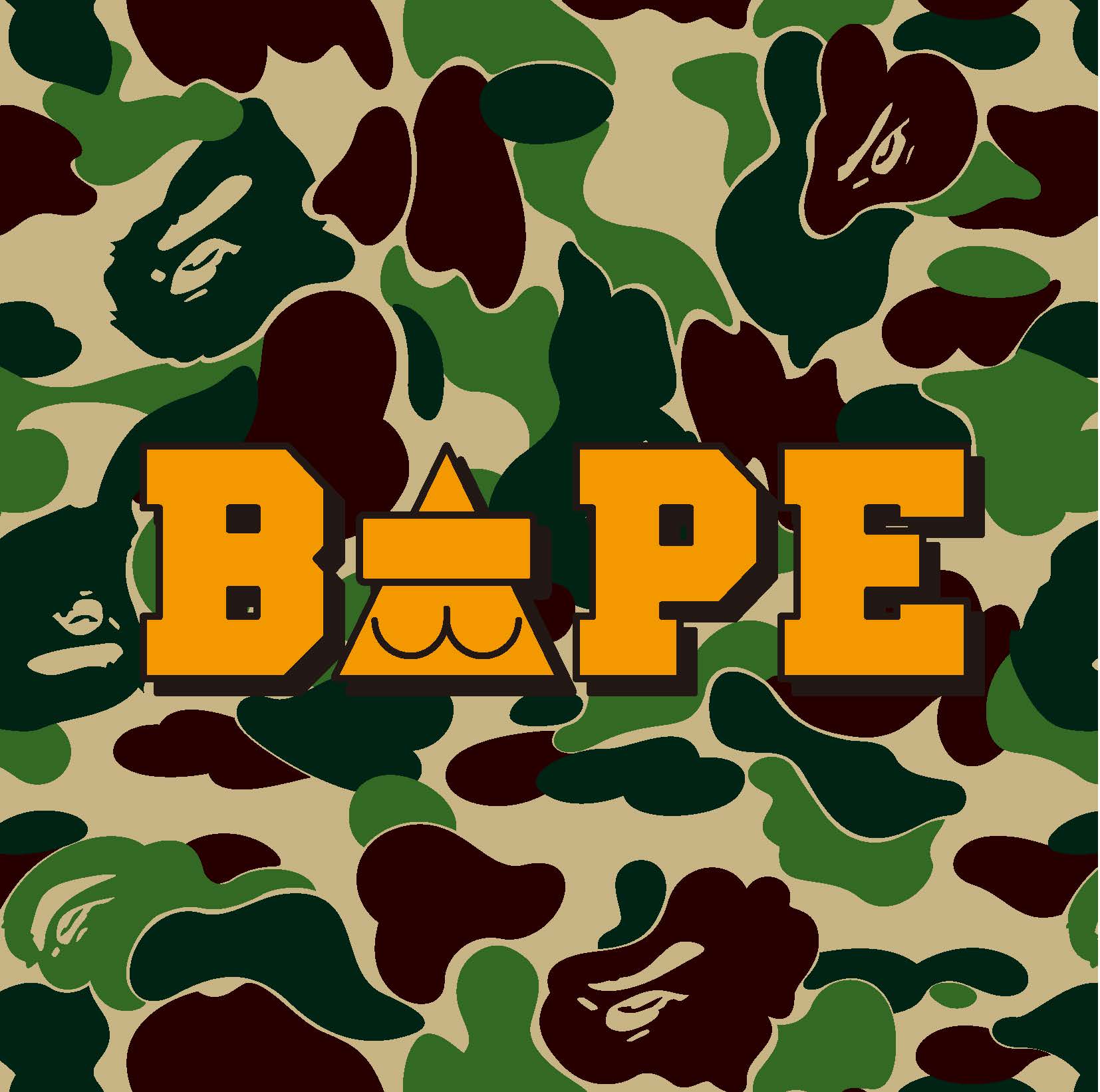 A Bathing Ape Camo Wallpaper