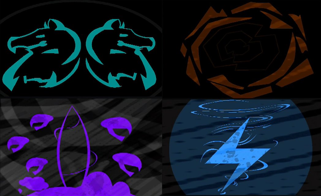 Lightning Staff Symbols