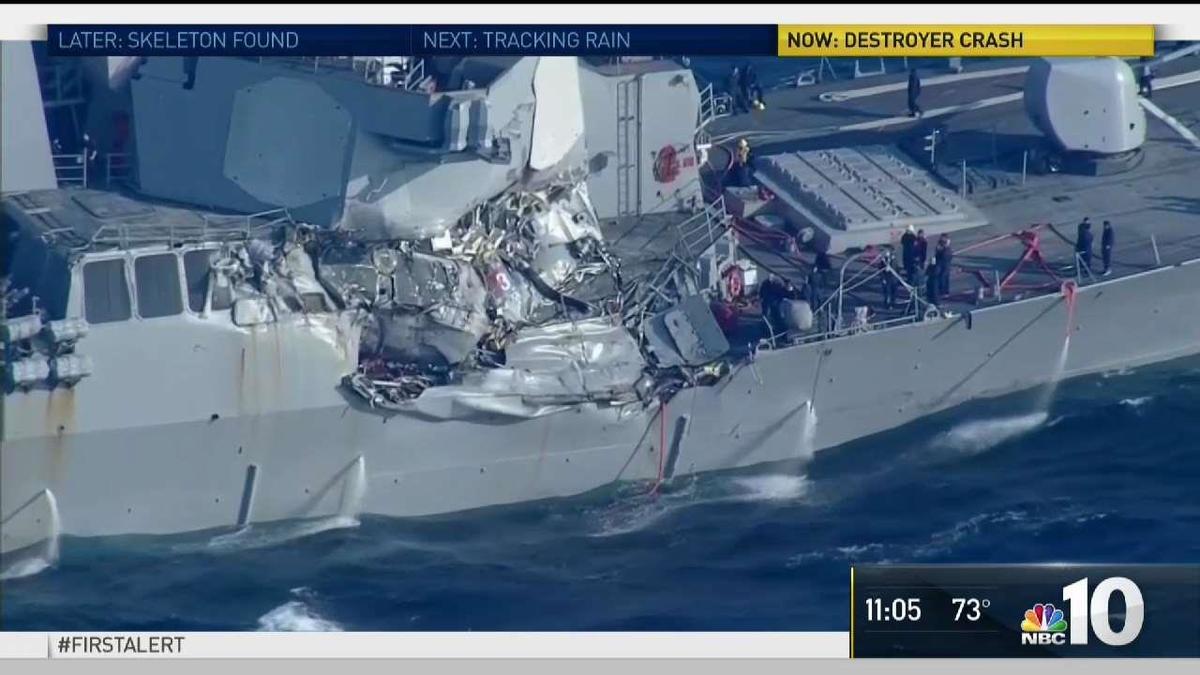 Seven Crew Members Missing After Navy Destroyer Crash http://bit.ly ...