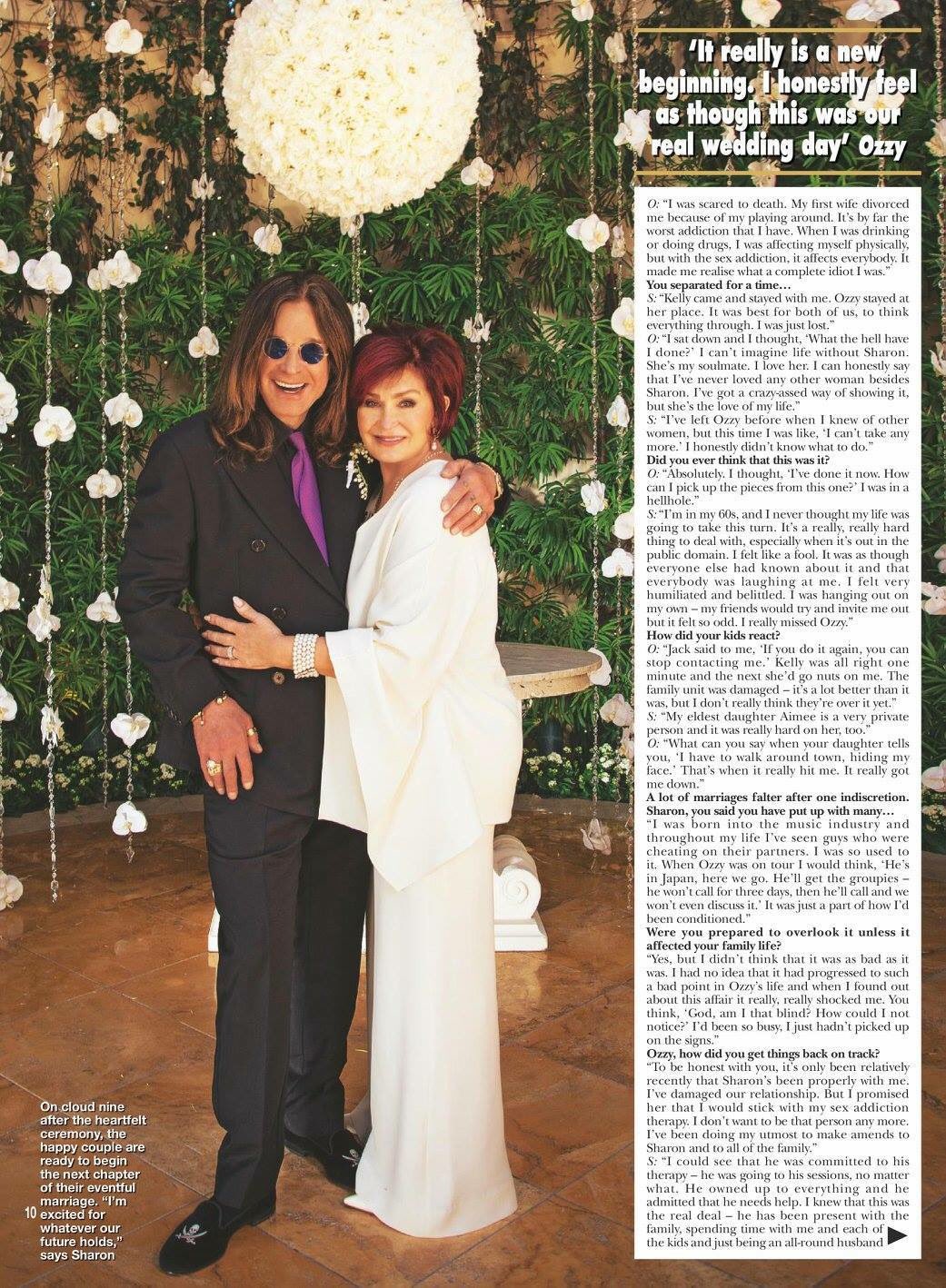 Ozzy Osbourne Sharon Wedding