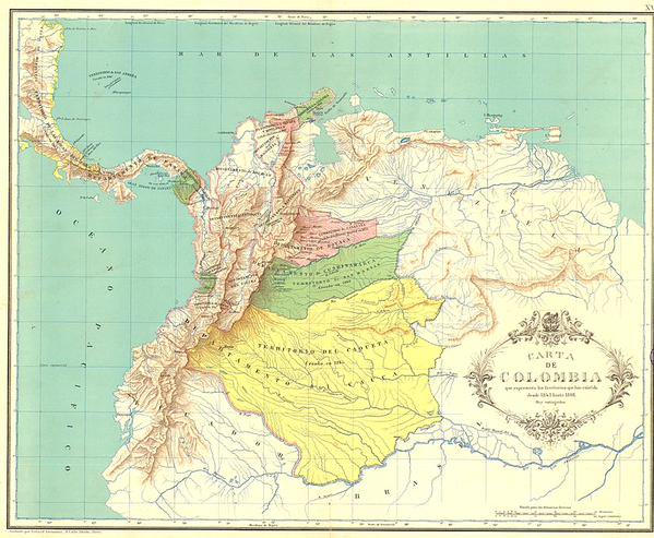 mientras Cariñoso Entrelazamiento mapa de estados unidos de colombia ... mientras Cariñoso Entrelazamiento mapa de estados unidos de colombia ...