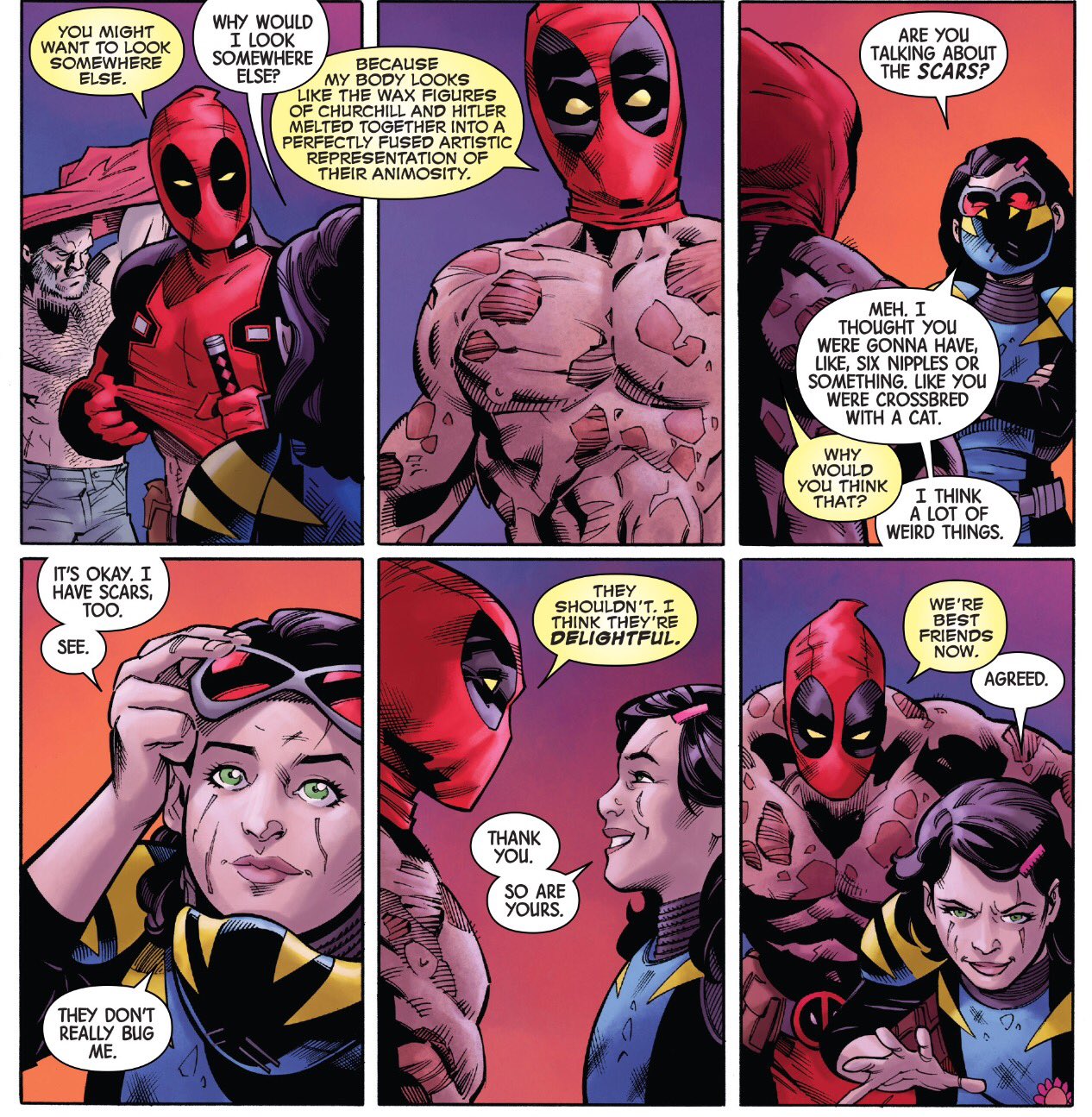 Deadpool Without Scars