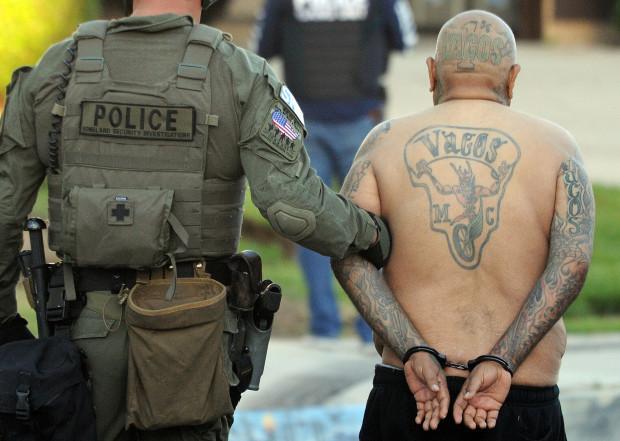 22 Vagos gang members arrested in raids across Southern California ...