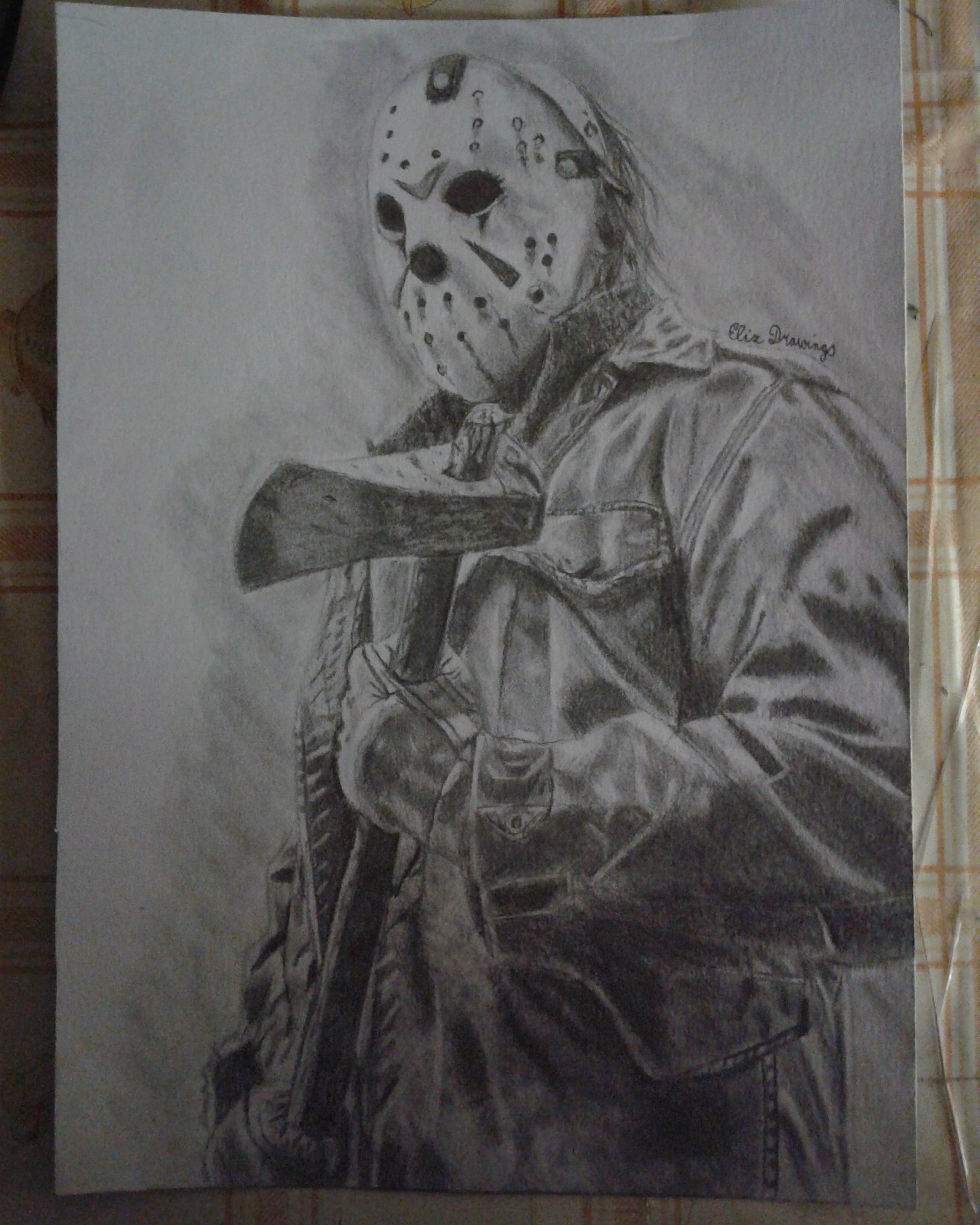 Friday The 13th Jason Drawings