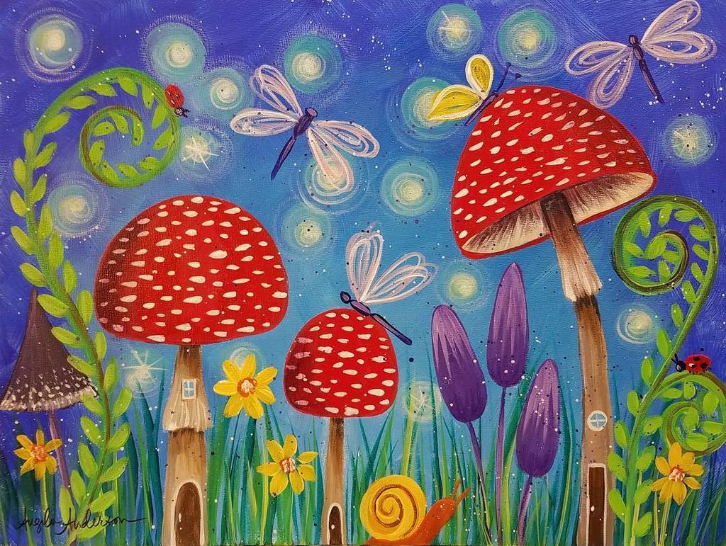 Fairy Acrylic Painting