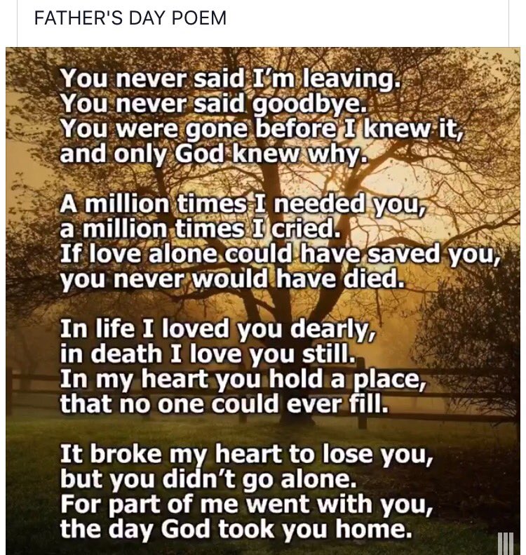 Saying Goodbye To Dad Poems