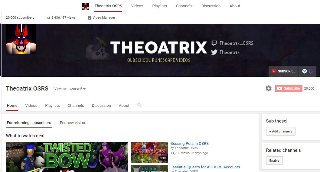 Theoatrix OSRS (@theoatrix) / Posts / X