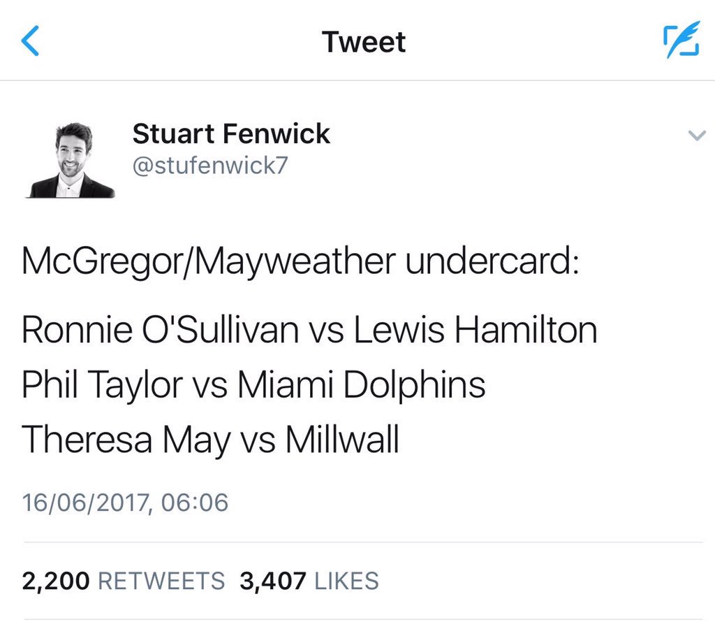 Stuart Fenwick on Twitter: "Aye original this 🙄…