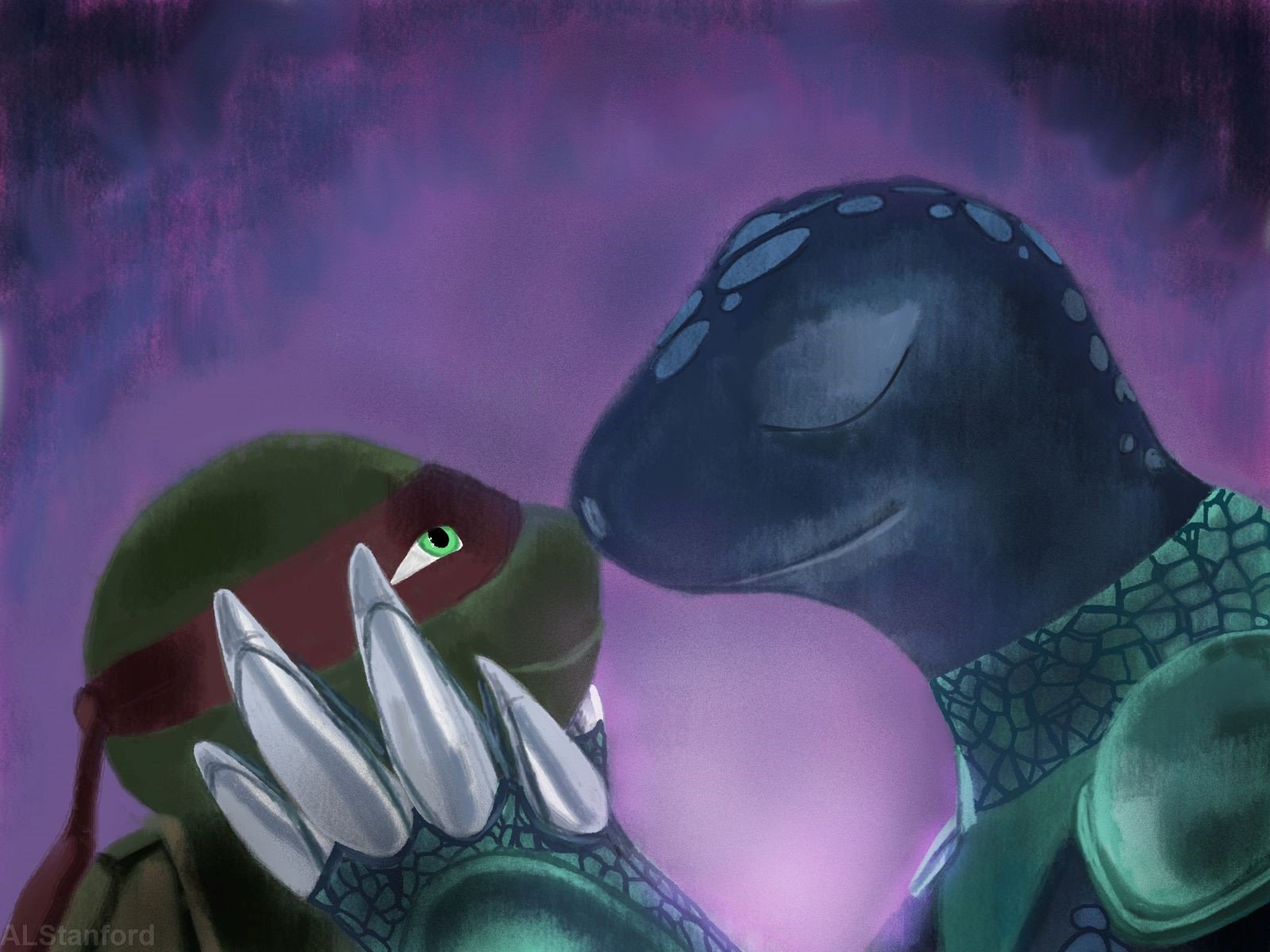 Tmnt Raphael And Mona Lisa Mona Lisa Leonardo Raphael Teenage Mutant