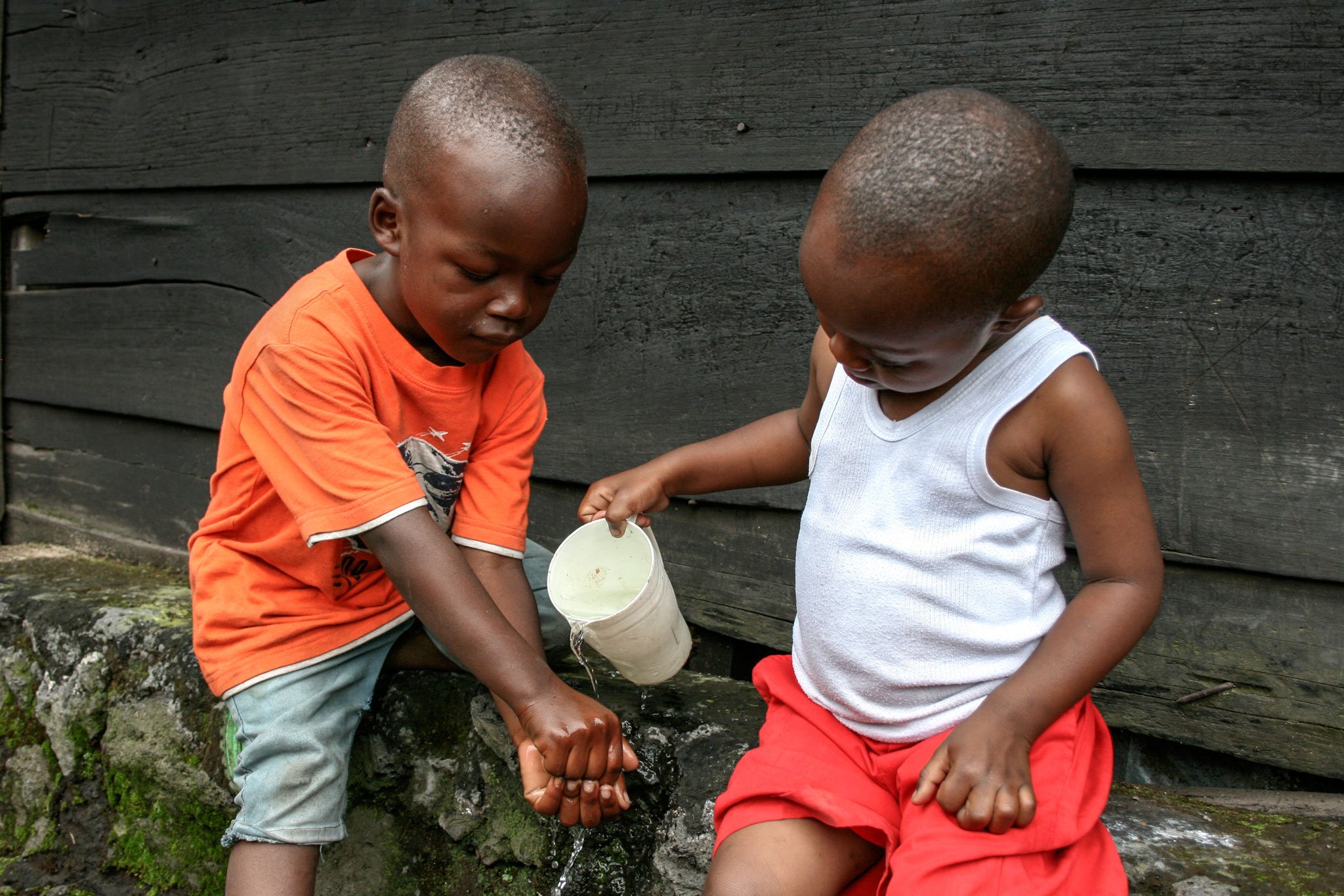 Kids Helping Each Other Up
