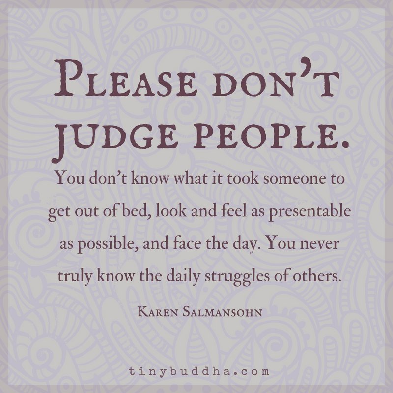 Dont Judge People