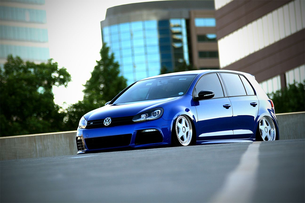 Stanced Mk6 Golf