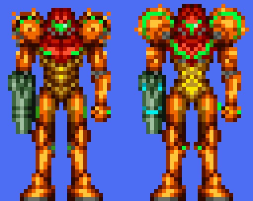 Samus Varia Suit Super Metroid