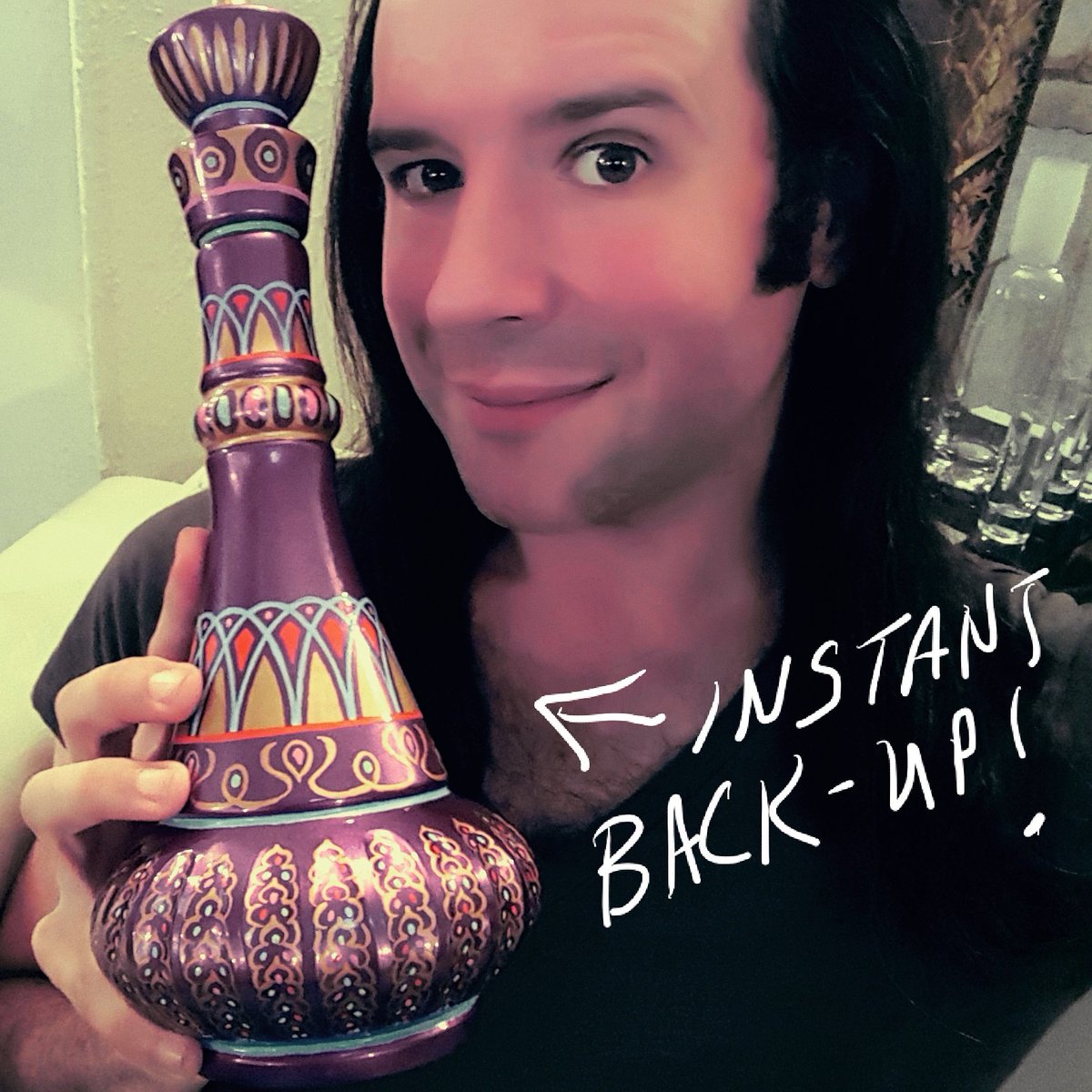 I Dream Of Jeannie Bottle With Eyes