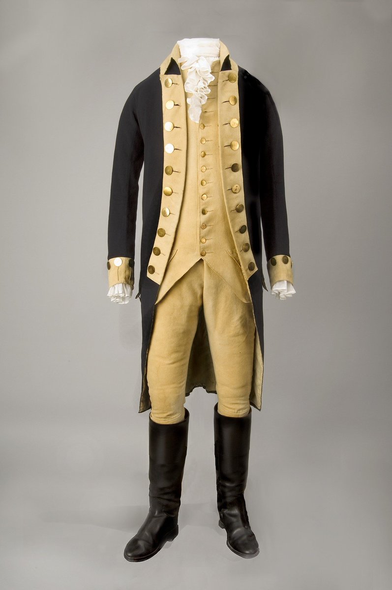 The Extant Uniform of George Washington. Worn By Him 1789 Onwards. : r ...