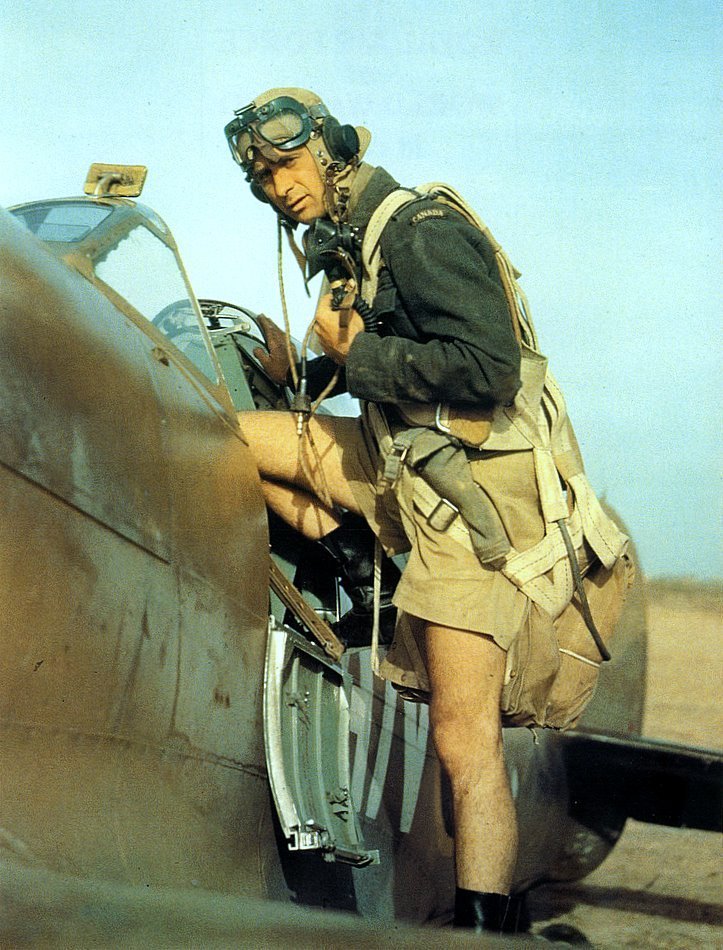 Ron Eisele on Twitter: "Canadian pilot of 417 Squadron takes his seat in the cockpit of a ...