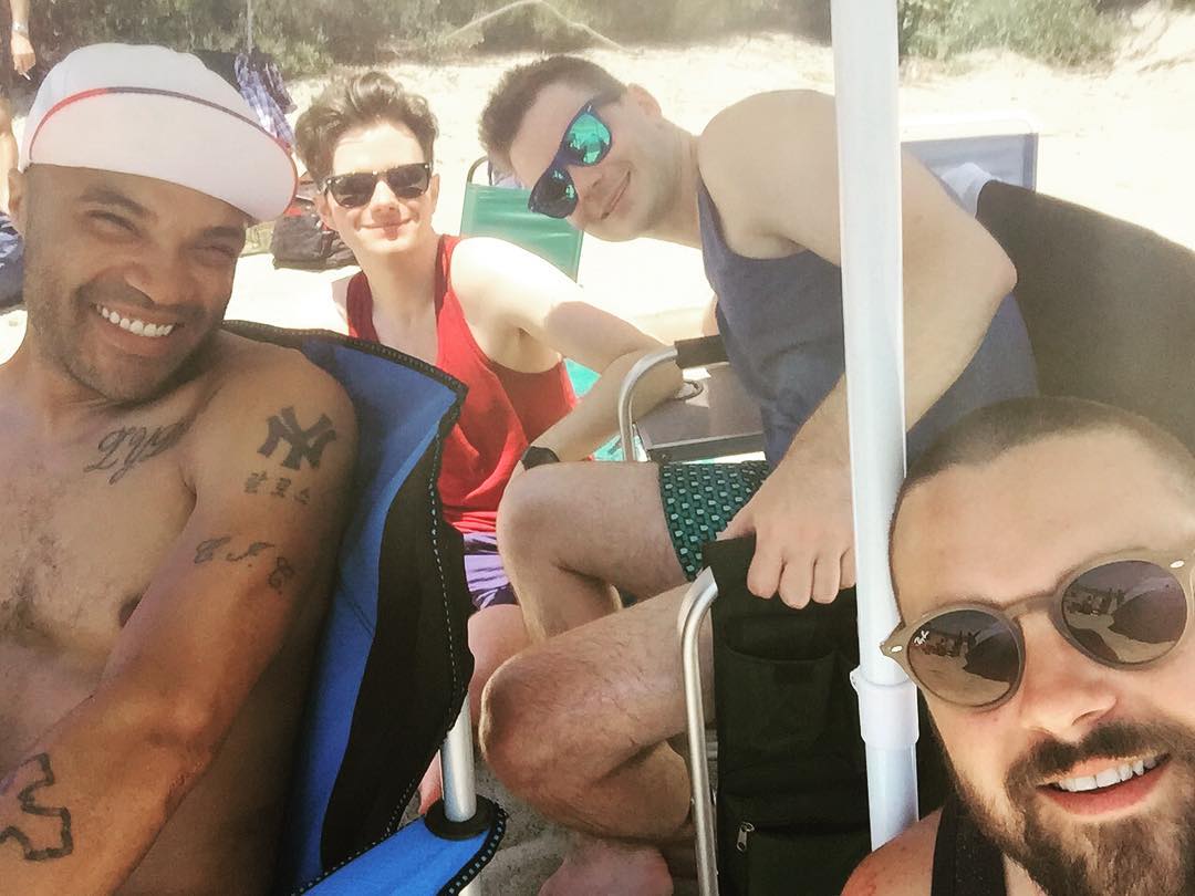 Chris Colfer And Will Sherrod Holding Hands