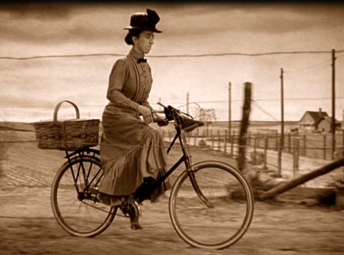 Wicked Witch Of The West Flying On Bike
