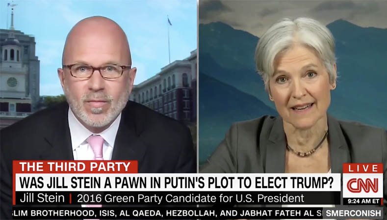 WATCH: CNN host confronts Jill Stein over why she met with Putin in ...