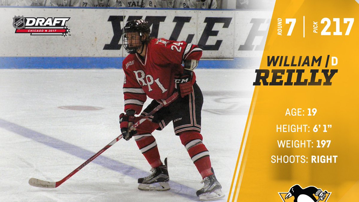 Meet William Reilly, the #Pens final draft choice this year. https://t ...