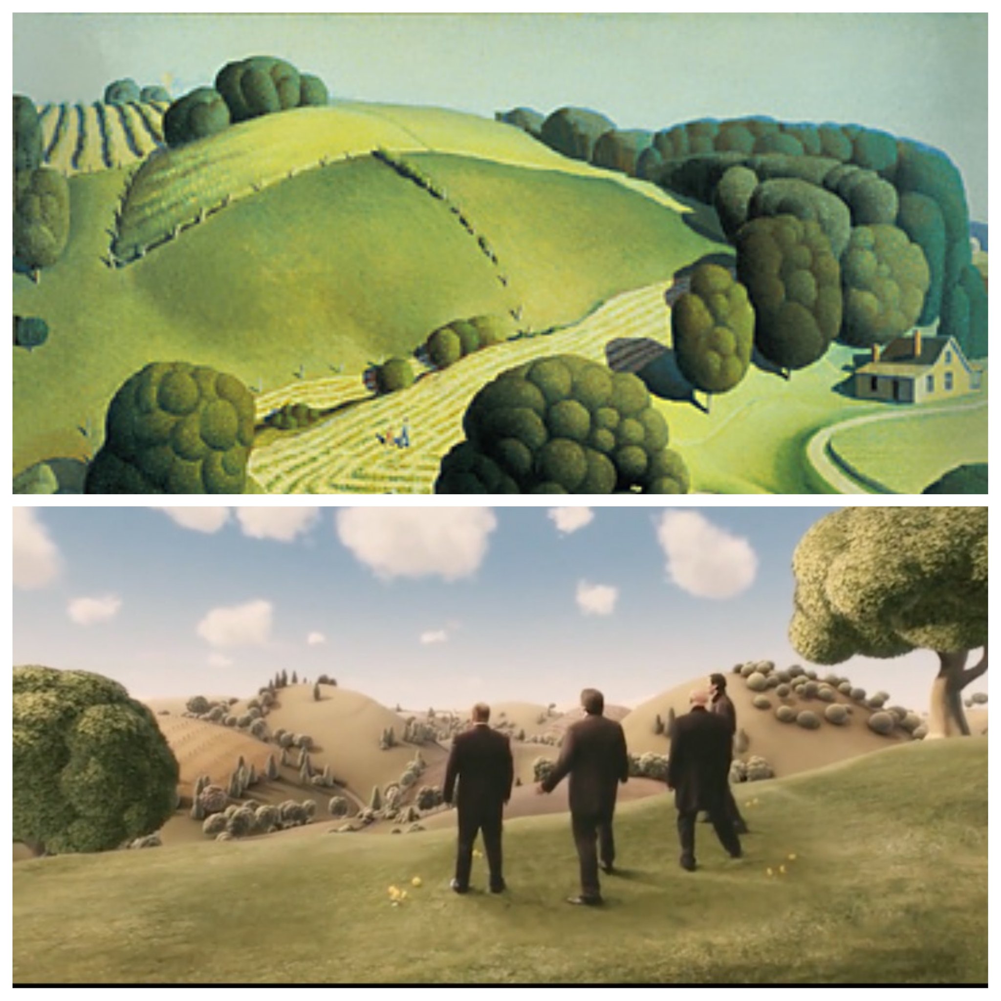 Grant Wood Young Corn