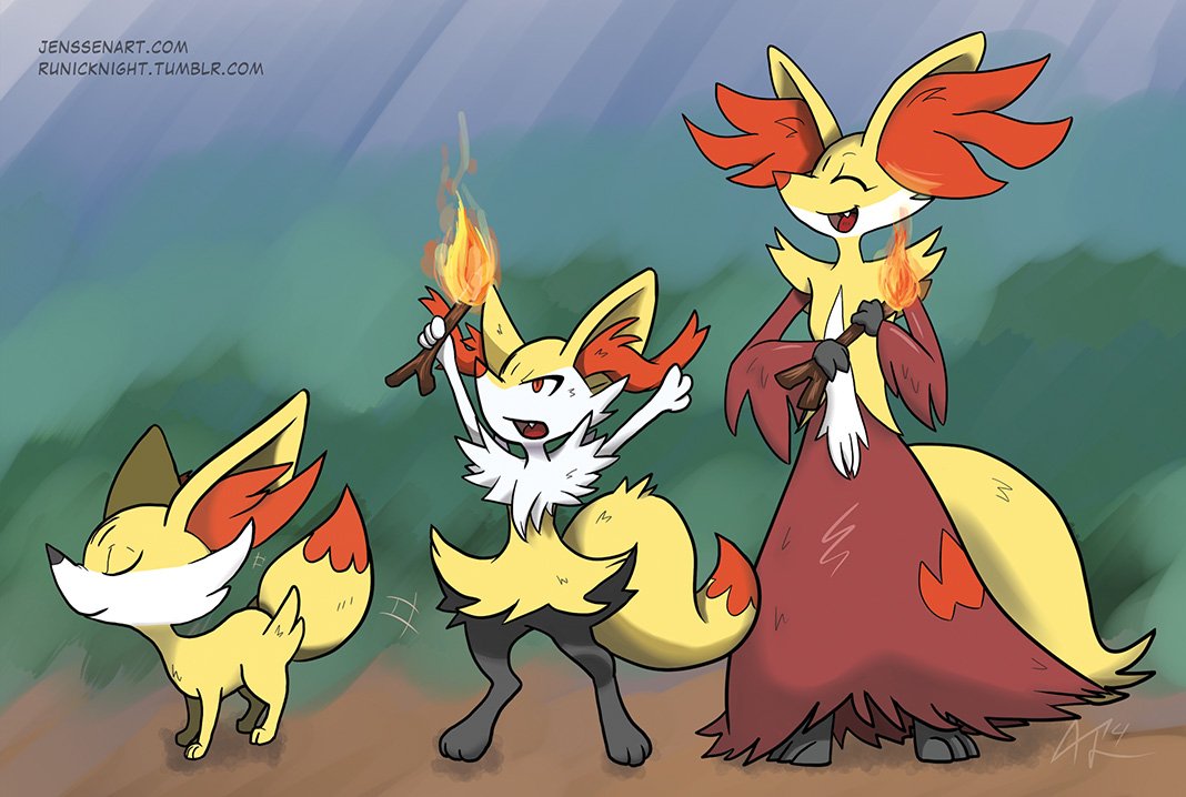 Braixen Pokemon Evolution