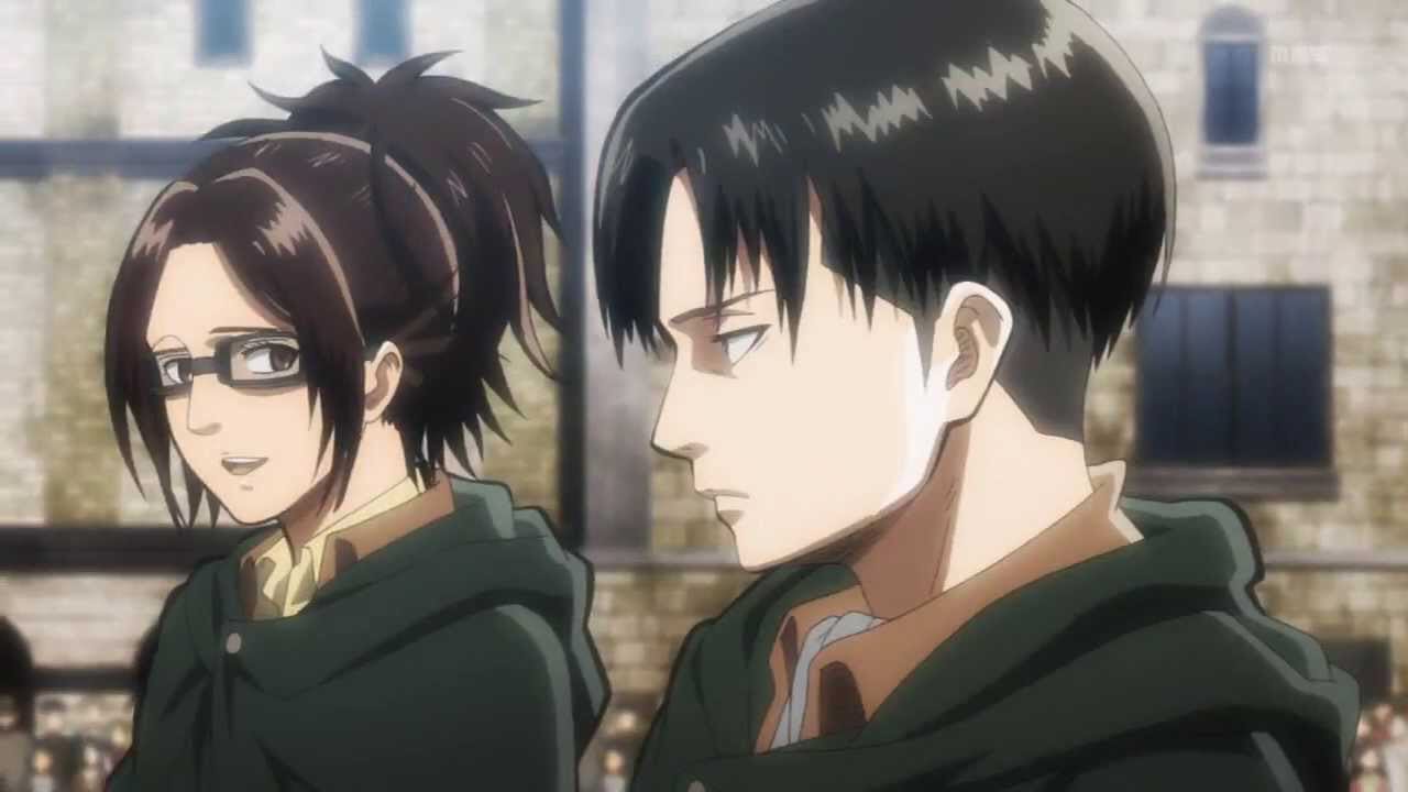 Attack On Titan Levi X Hanji Kiss
