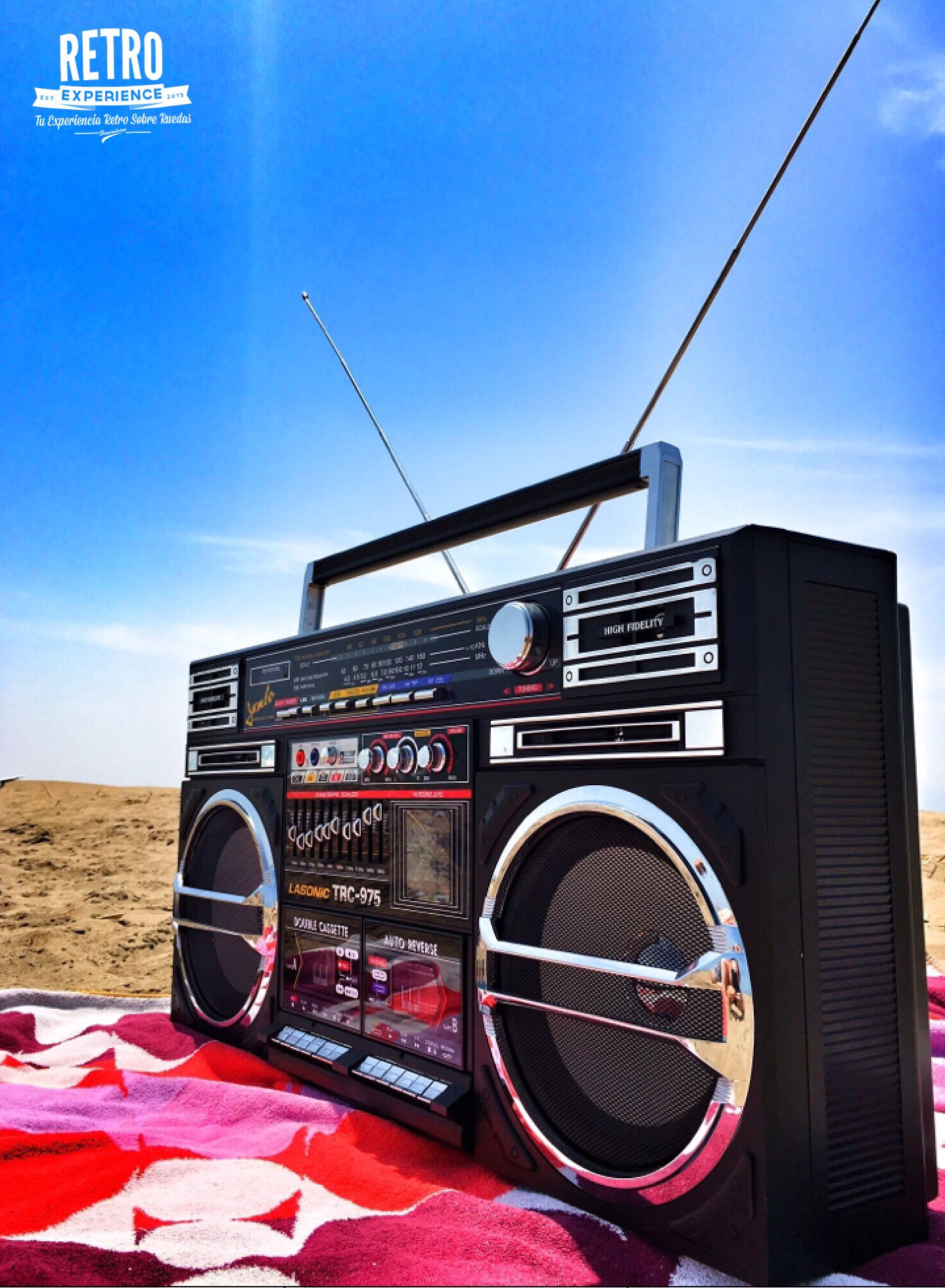 Lasonic Ghetto Blaster Boombox