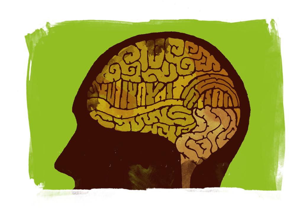 Running Brains Clipart