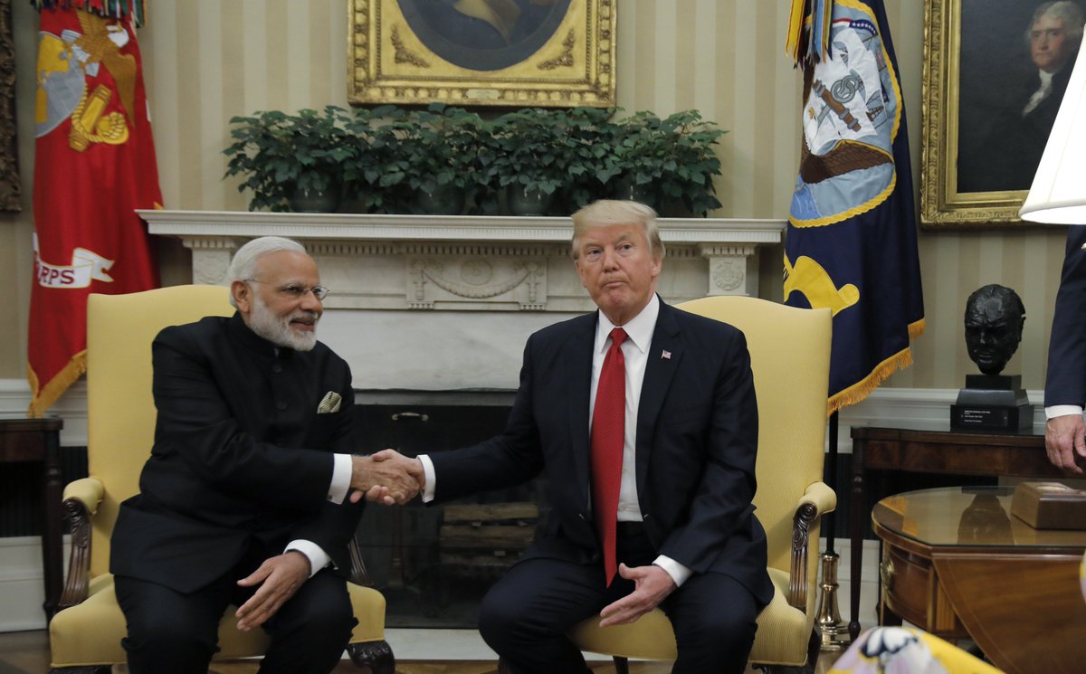Narendra Modi meets Donald Trump | DeshGujarat