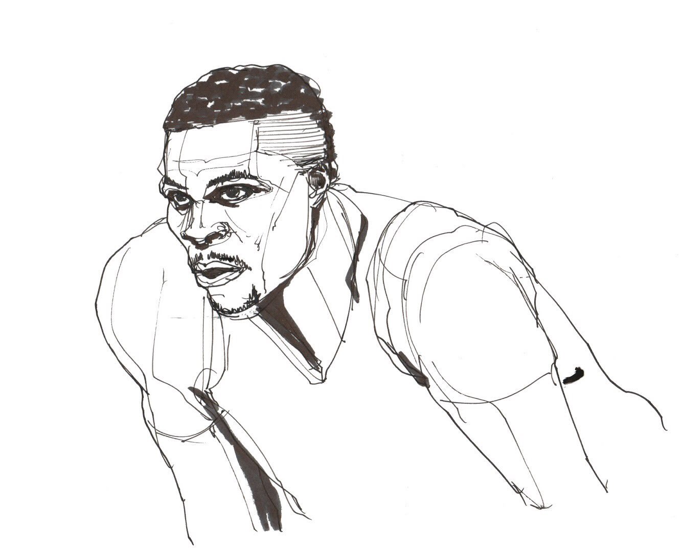 Russell Westbrook Sketch