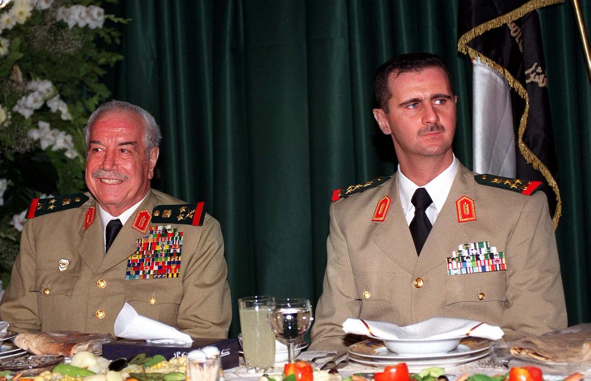 Mustafa Tlass Paris : Syria defense minister Mustafa Tlass dies Paris ...