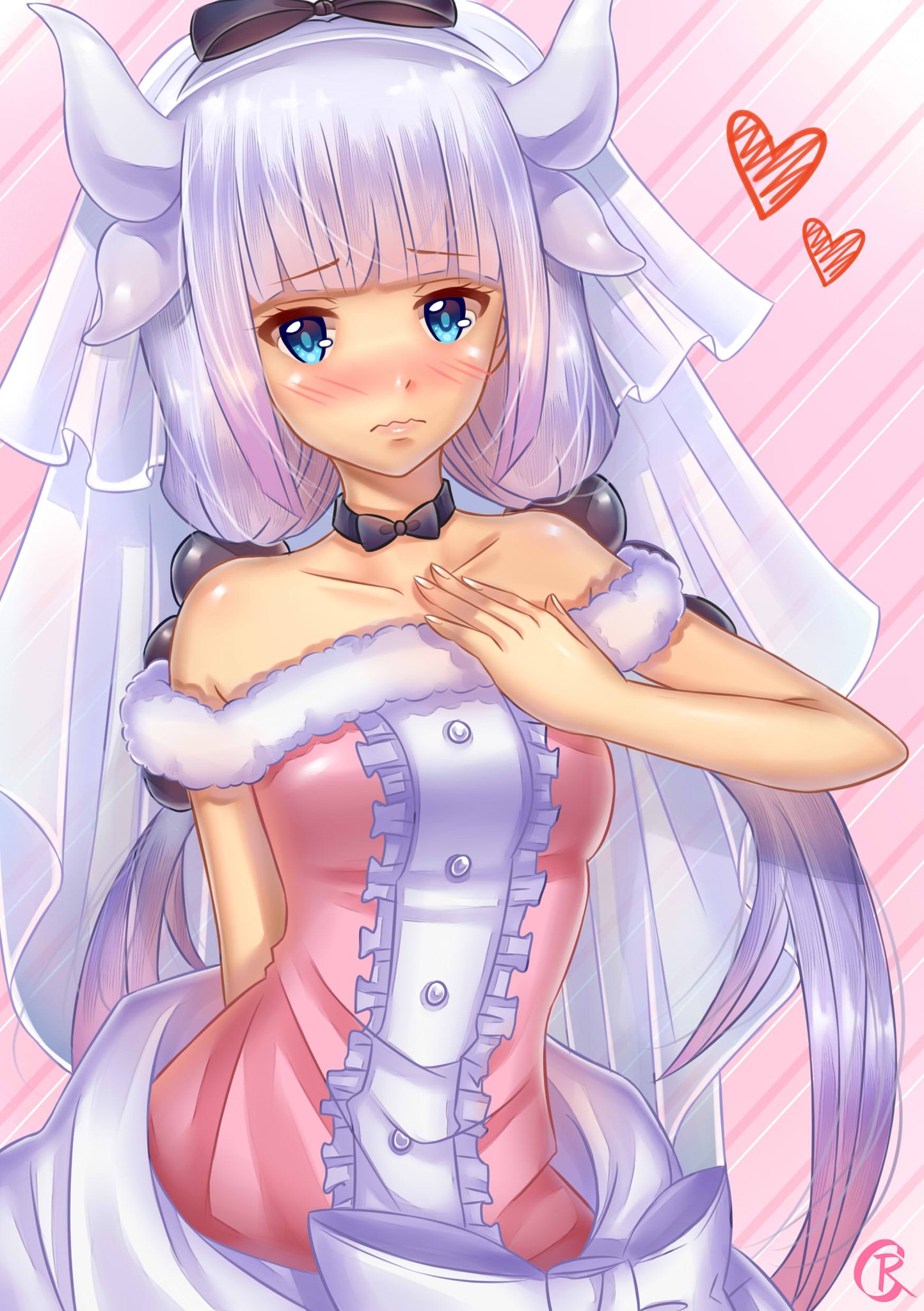 RinChan | COMMS CLOSED on Twitter: "Bride Kanna Kamui! 3 PART TIME-LAPSE PAINTING VIDEO: https ...