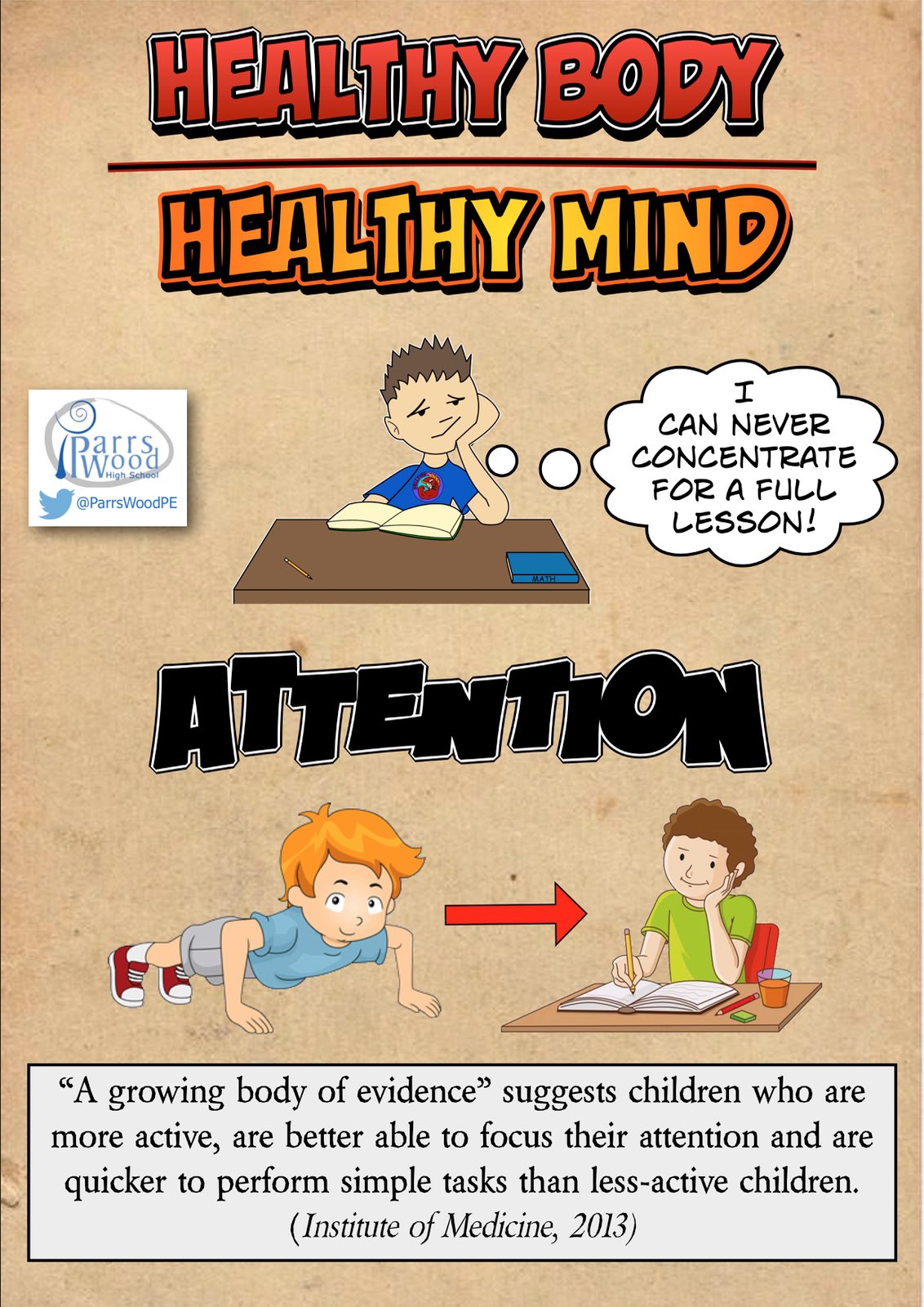 Healthy Body Healthy Mind Poster
