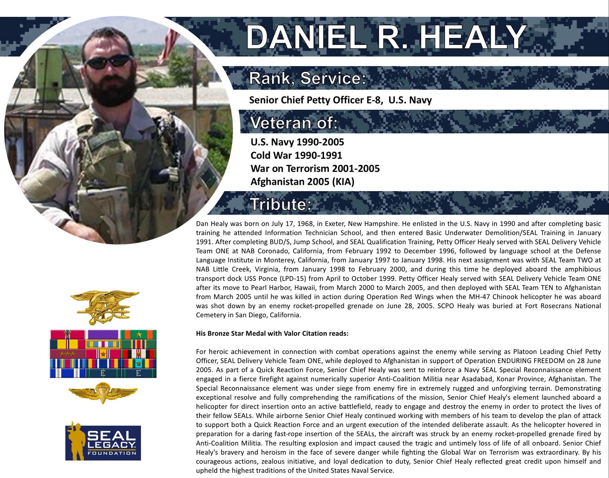 Dan Healy Navy Seal